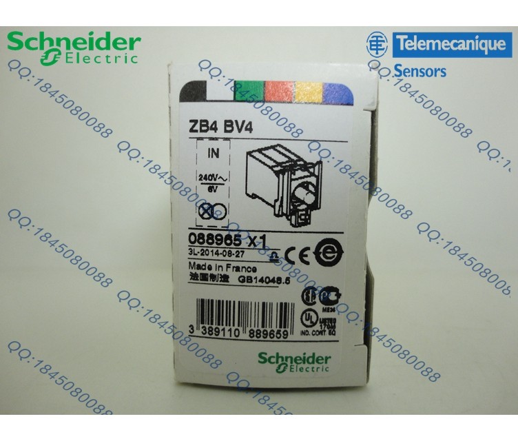 Original Schneider ZB4BV4 ZB4-BV4