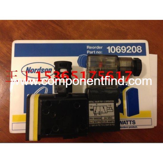 Nordson hot melt adhesive machine solenoid valve 1069208 three-way ...